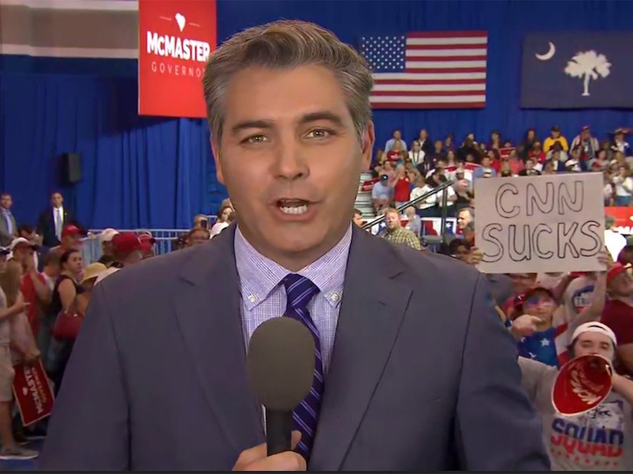 CNN's Jim Acosta is undaunted by critics: 'We have a job to do' - WXYZ.com